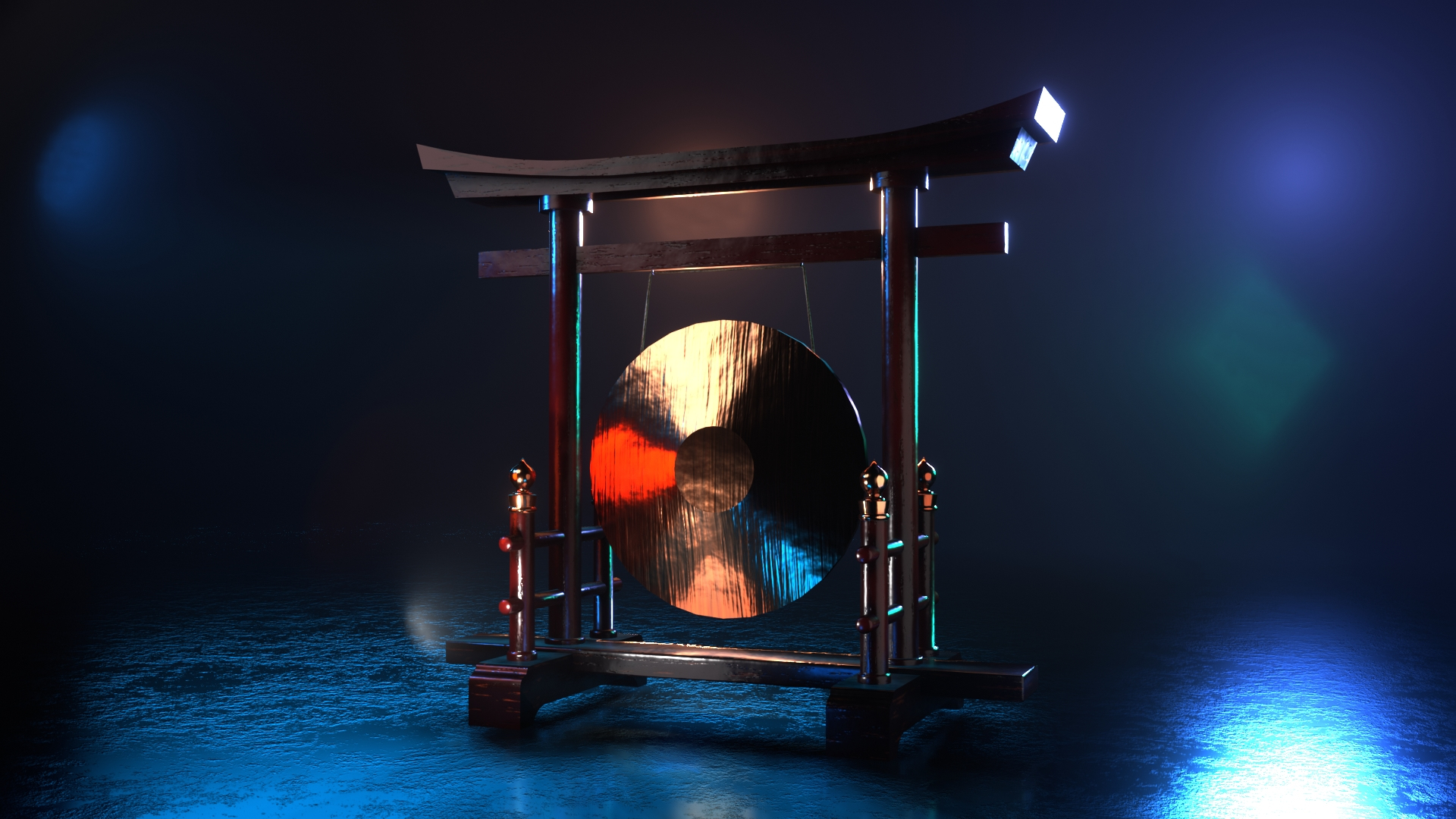 Free Japan Gong 3D Model - TurboSquid 2023020