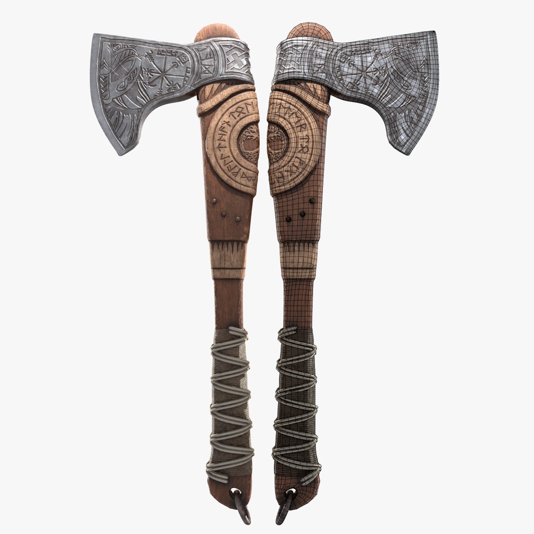 3D Norse Axe - 4K PBR Textures Model - TurboSquid 2119480
