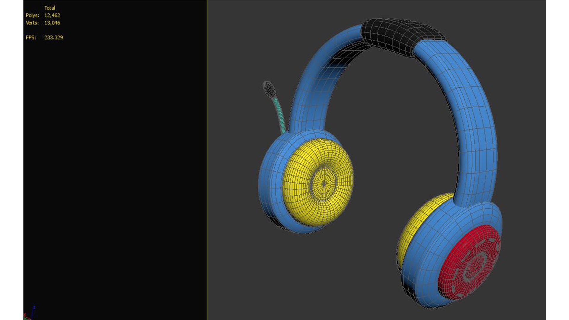 Headsets computer equipment audio cartoon model - TurboSquid 2155590