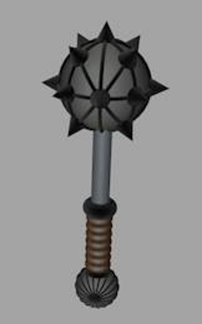 Spiked Mace 3d Model