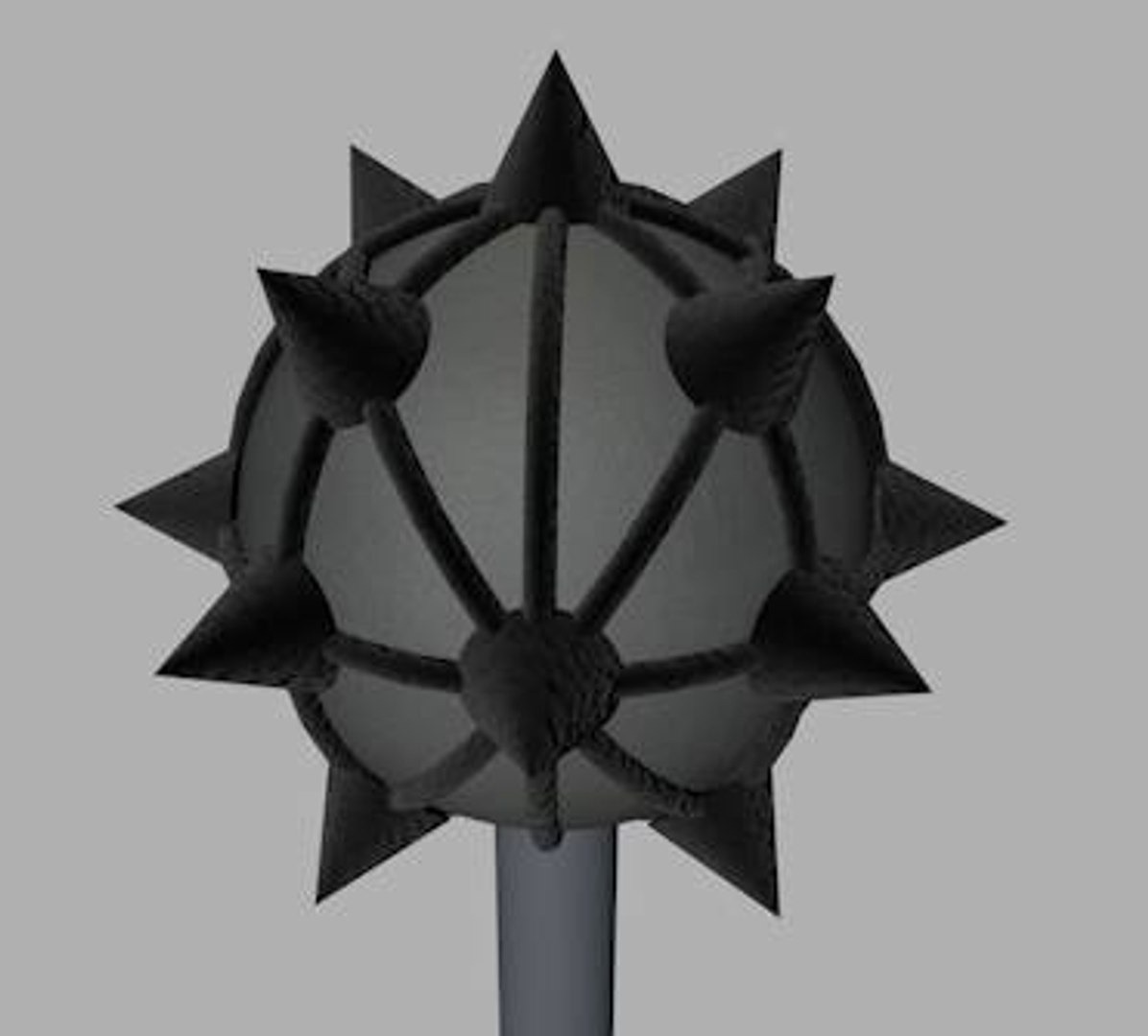 Spiked Mace 3d Model