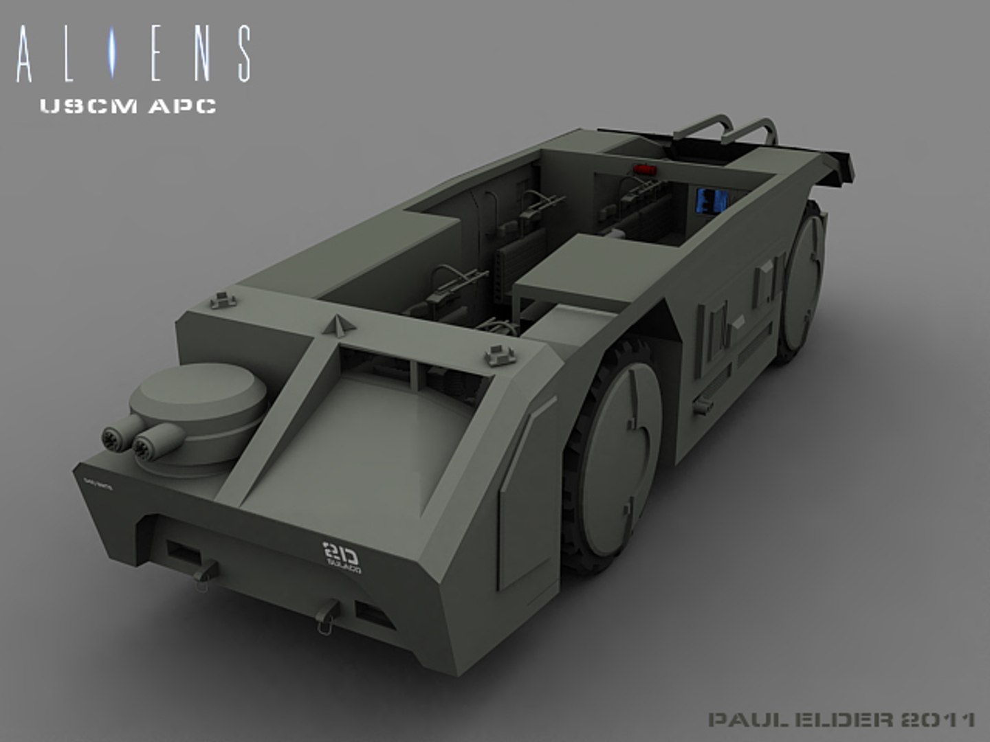 Apc Aliens Interior 3d Max