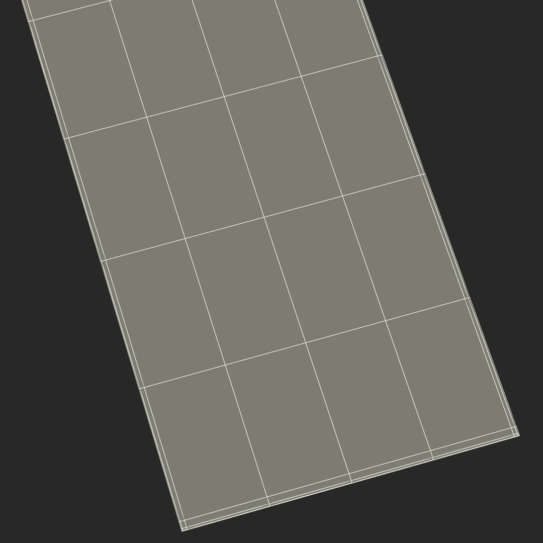 Blank Concert Ticket 3d Model