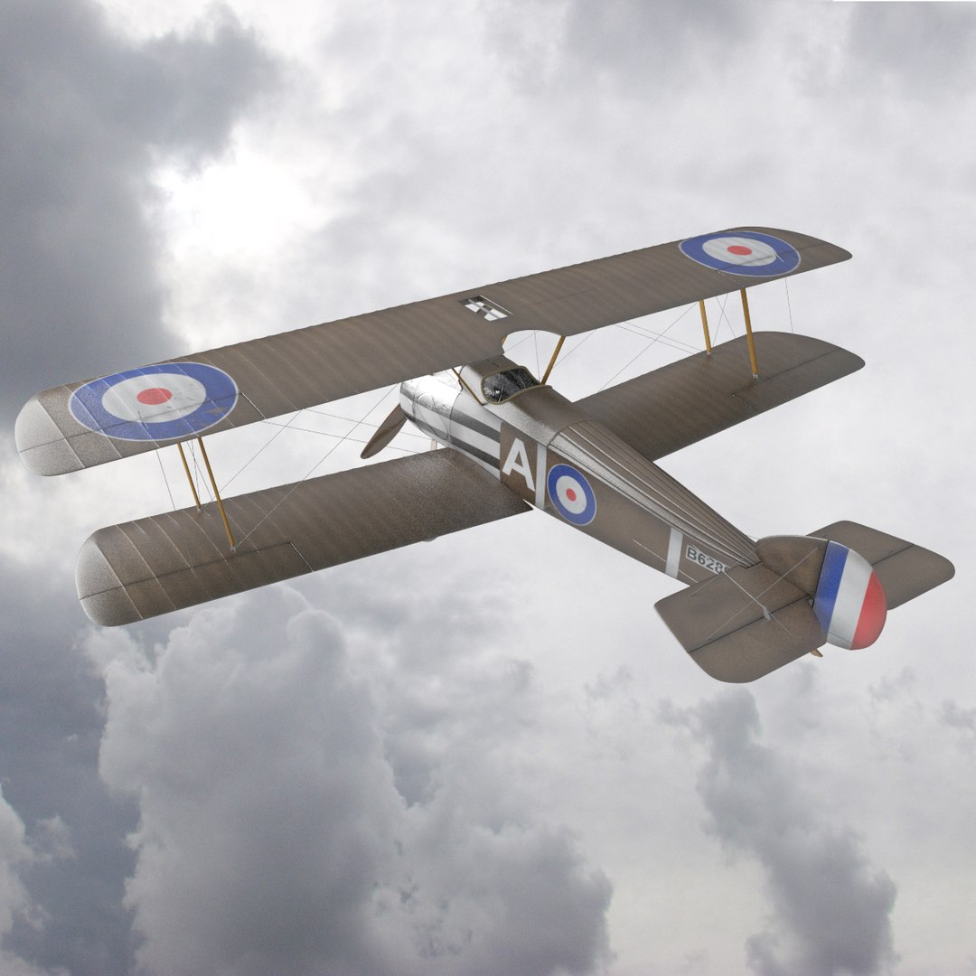 Sopwith Camel Fighter 3d Model