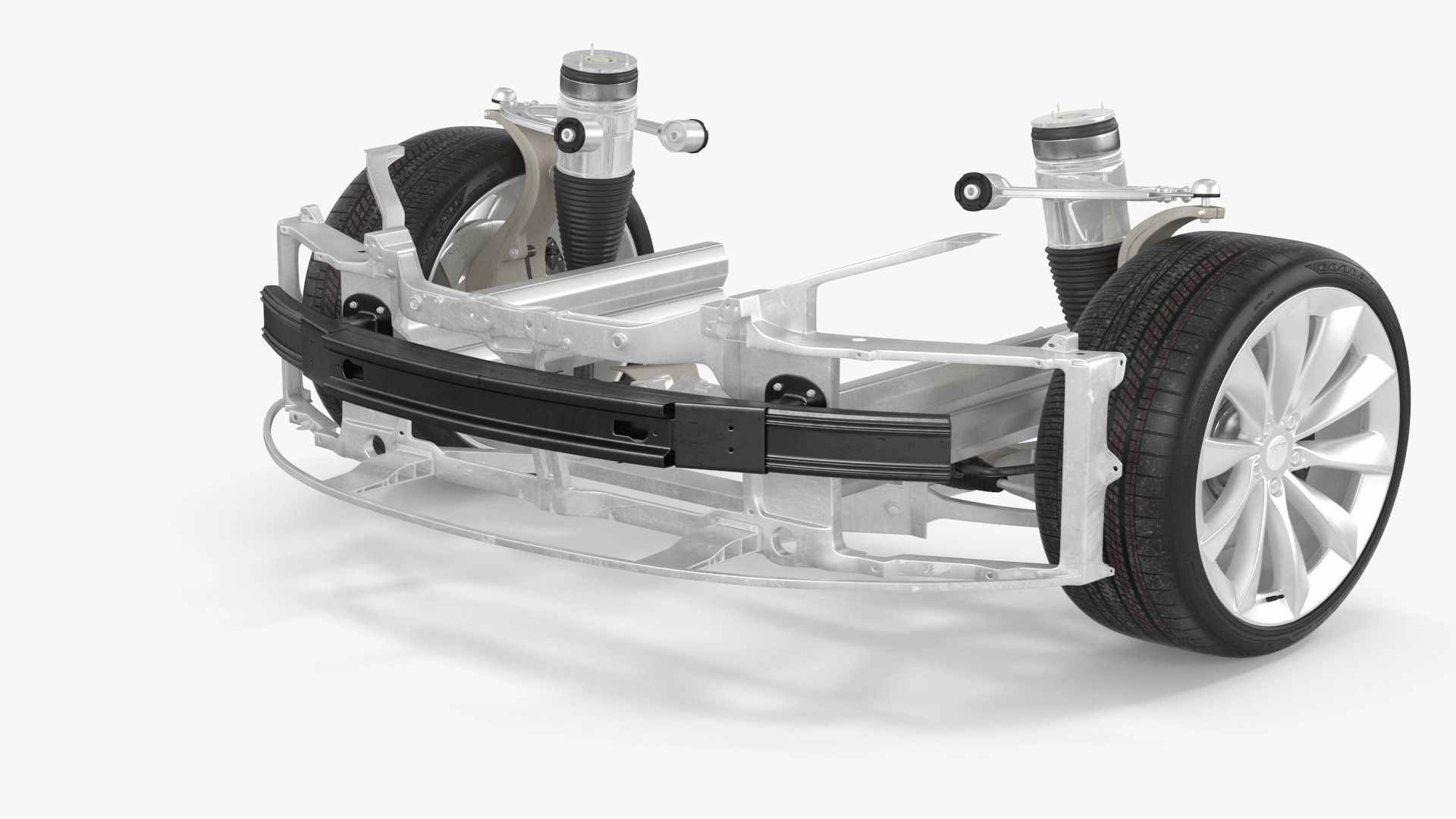 Car Front Chassis With Suspension System 3D Model - TurboSquid 2246777