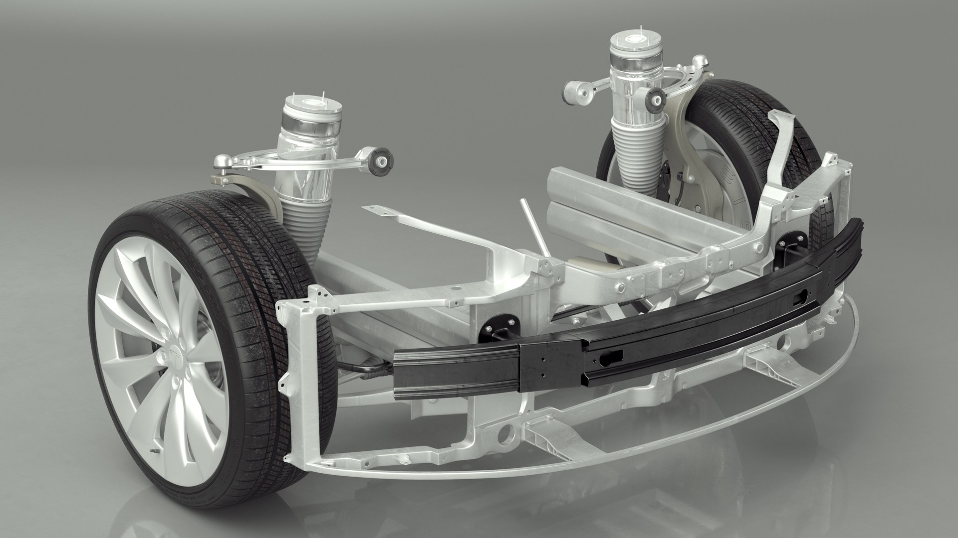 Car Front Chassis With Suspension System 3D Model - TurboSquid 2246777