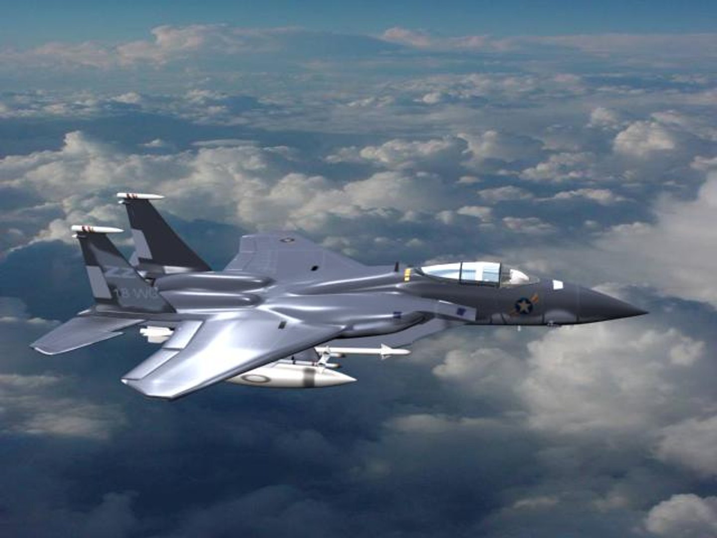 F15 Jet Fighter 3d Model