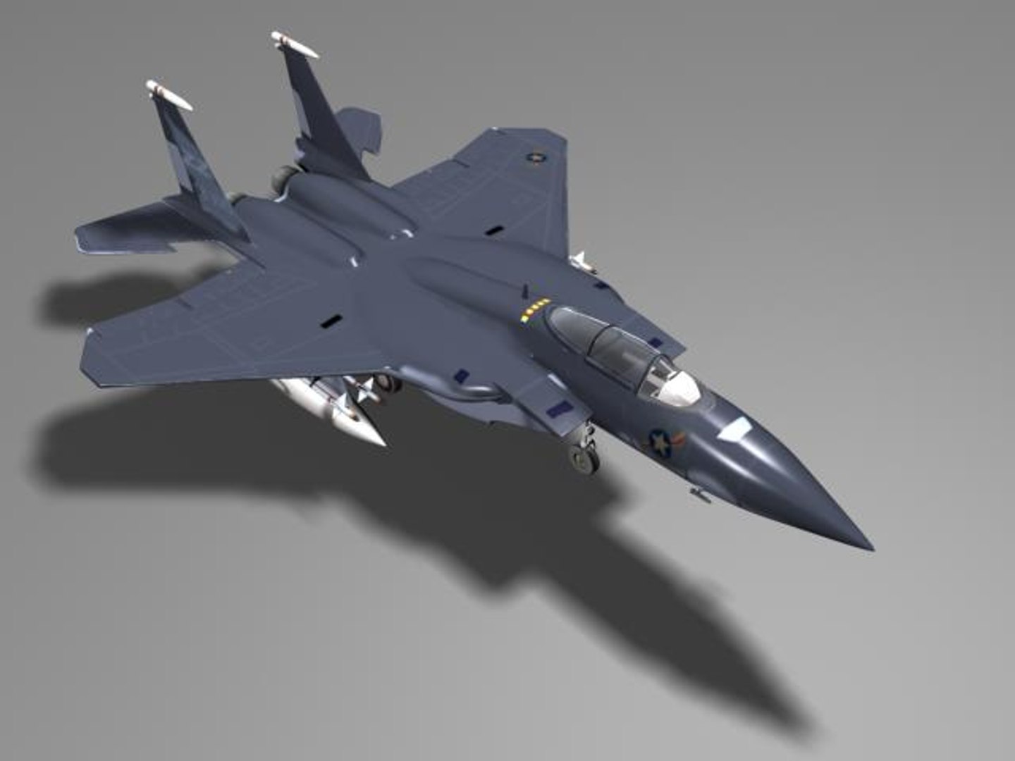F15 Jet Fighter 3d Model