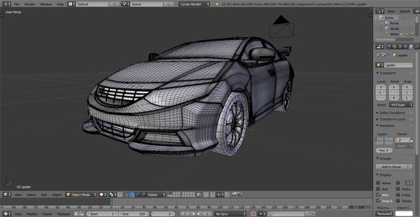 3D concept sedan car design model - TurboSquid 1423725