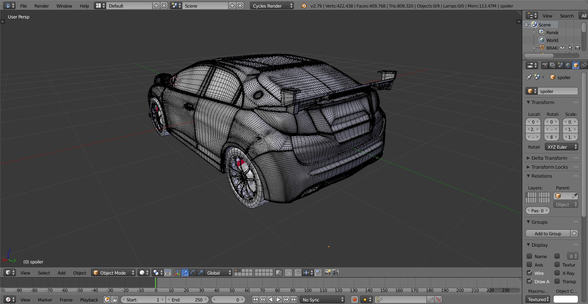 3D Concept Sedan Car Design Model - TurboSquid 1423725