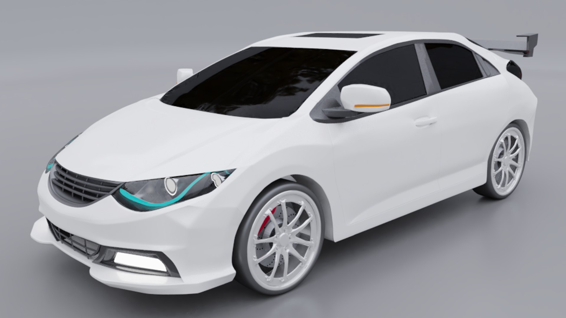 3D Concept Sedan Car Design Model - TurboSquid 1423725