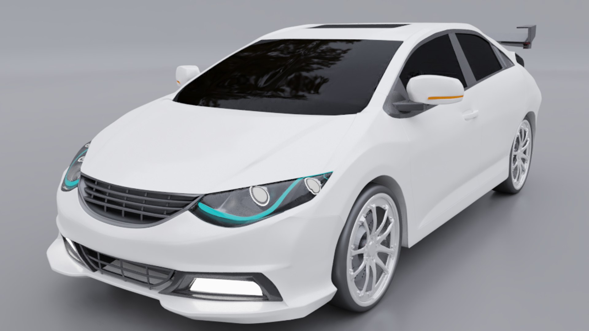 3D Concept Sedan Car Design Model - TurboSquid 1423725