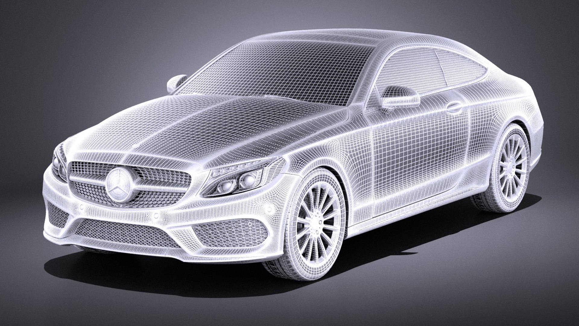 Mercedes mercedes-benz coupe 3D model - TurboSquid 1164602
