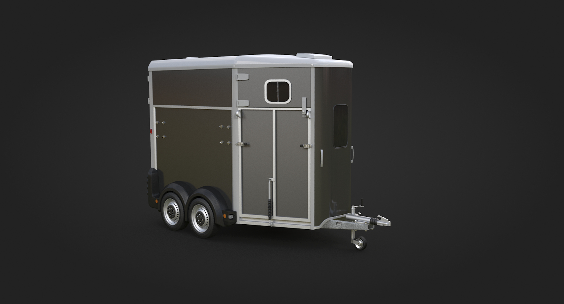 European-style Horse Trailer 3D Model - TurboSquid 1296881