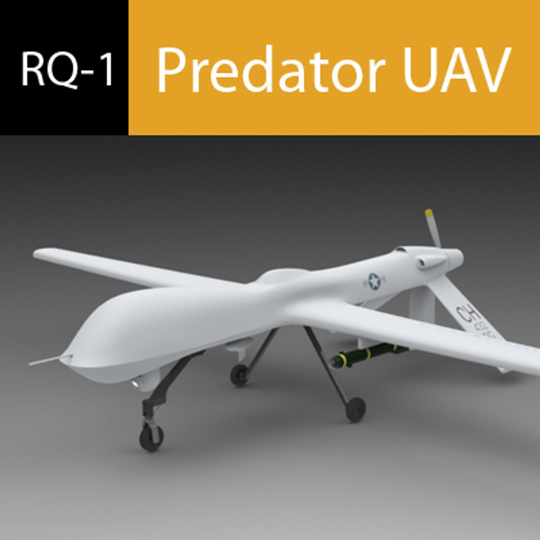 3d Model Predator Uav