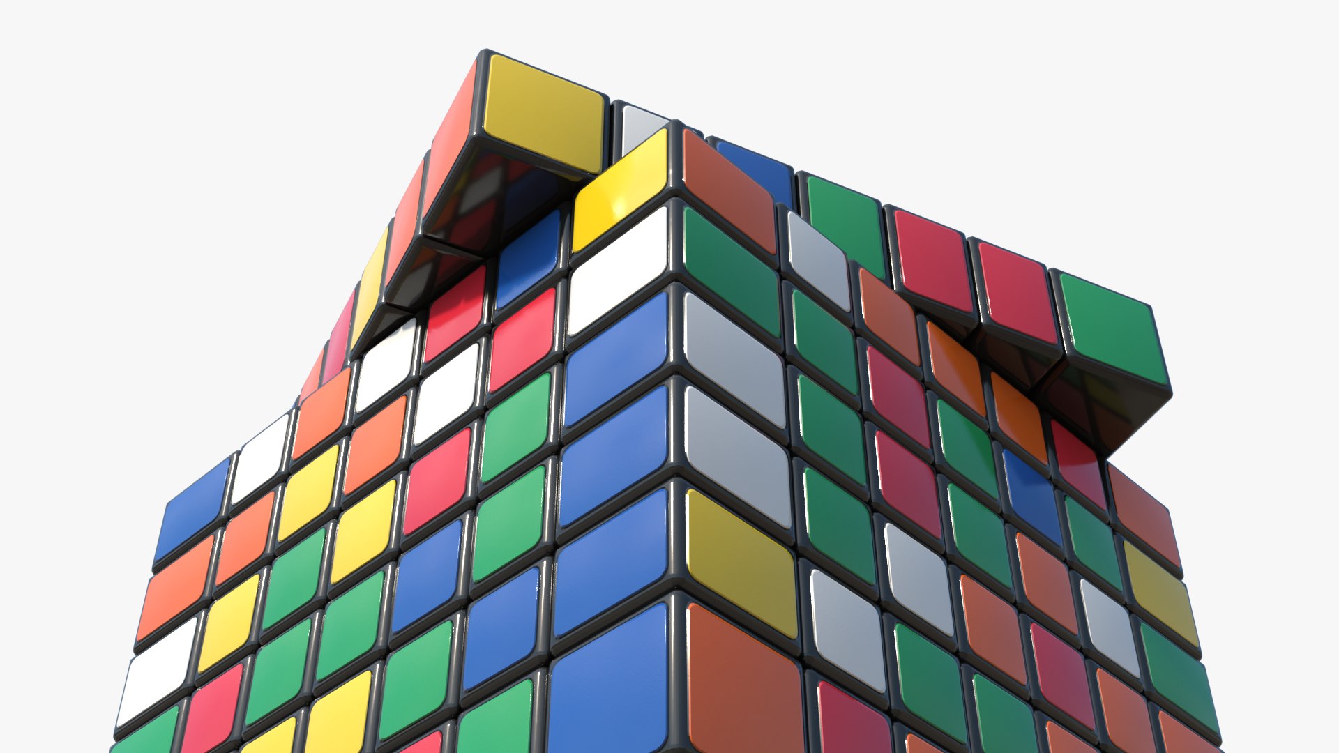 Animated Rubiks Cube 7x7 model - TurboSquid 2081472