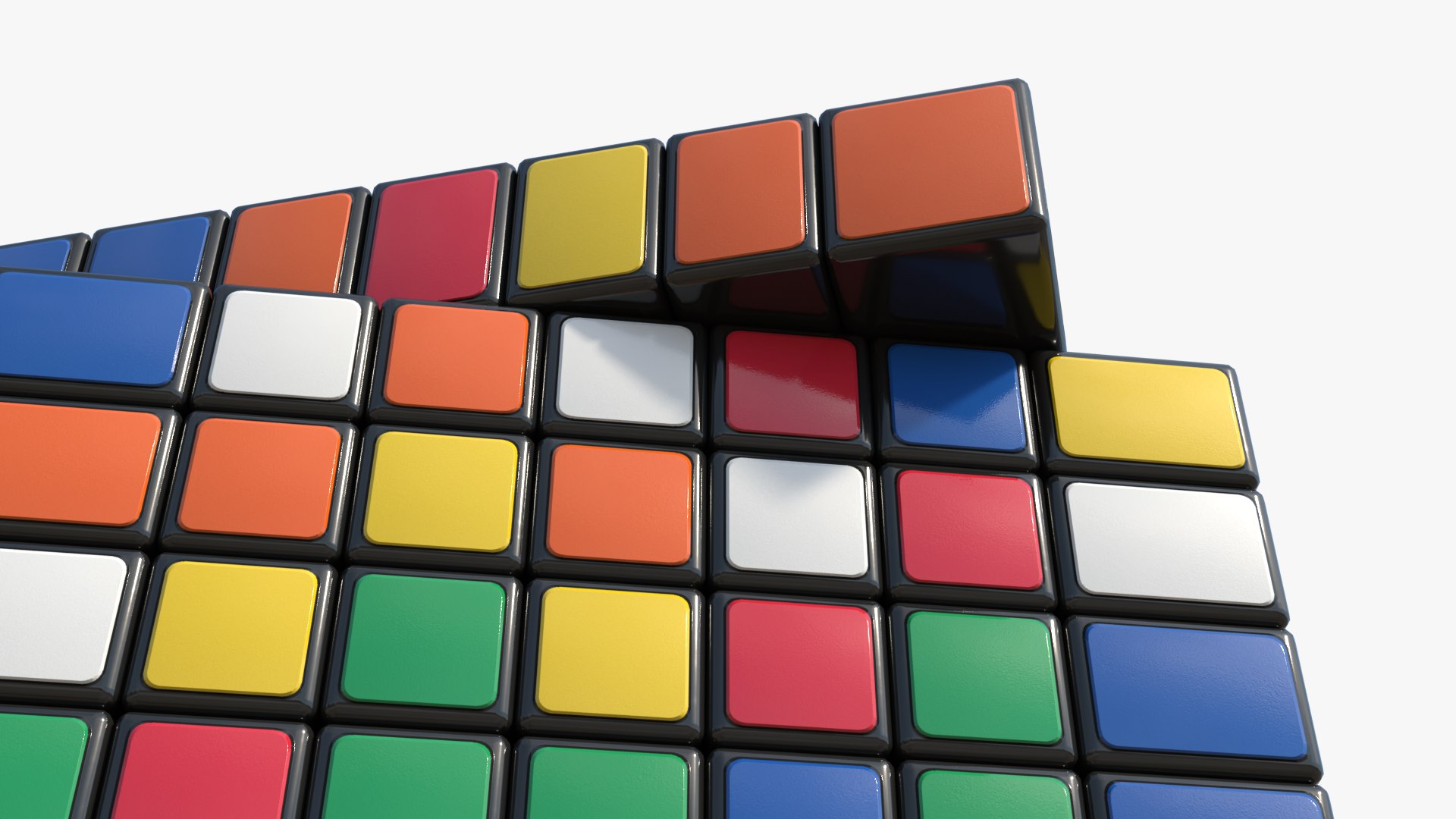 Animated Rubiks Cube 7x7 model - TurboSquid 2081472