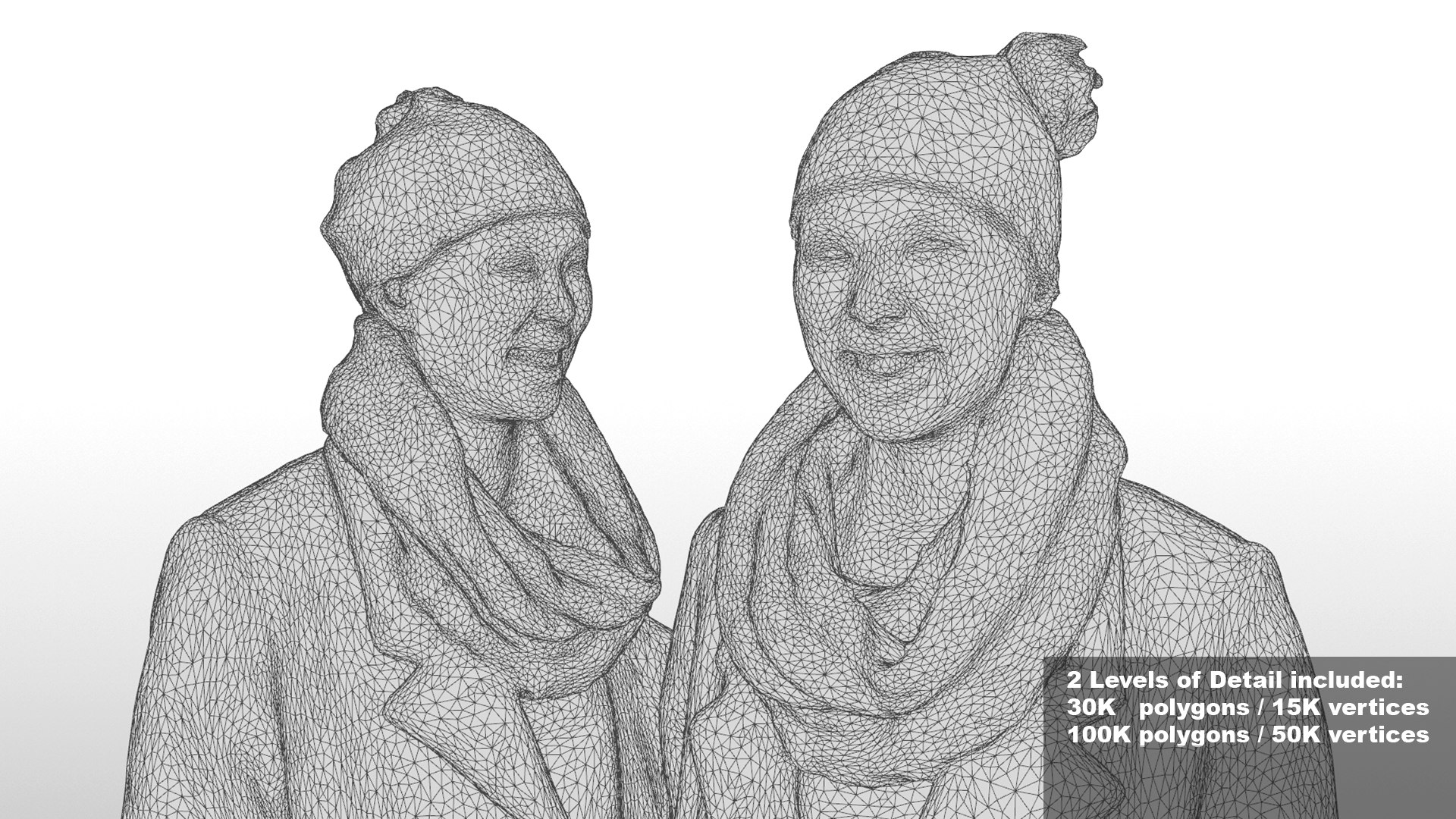 10097 Bao - Smiling Woman In Yellow Coat 3D Model - TurboSquid 1727880