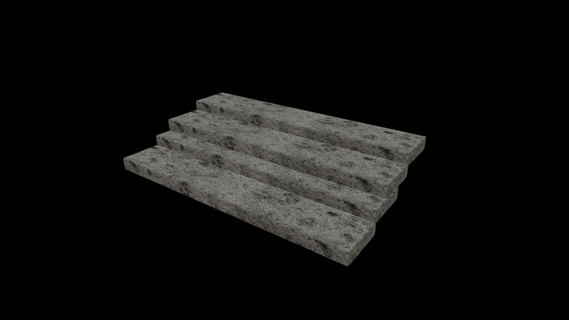 3D Step Stair Stone - TurboSquid 2315333