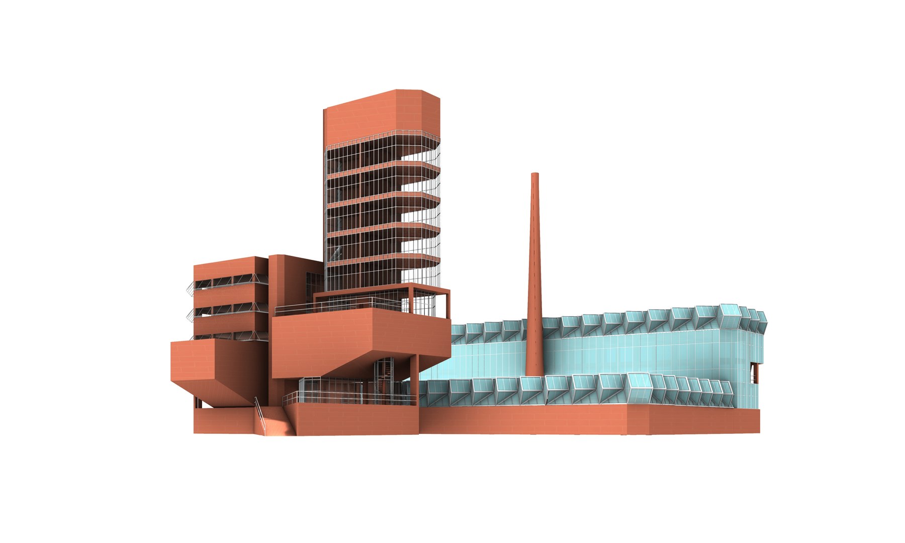 Leicester University Engineering Building 3D Model - TurboSquid 1531458