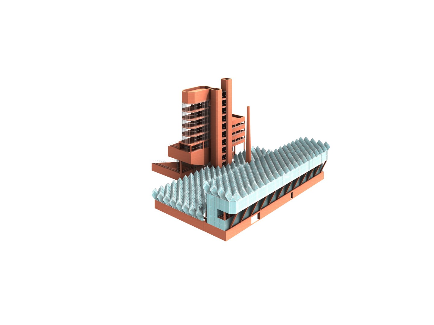 Leicester University Engineering Building 3D Model - TurboSquid 1531458