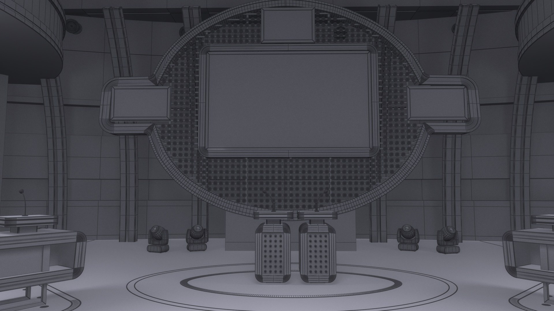 3D Television Game Show 1 - Celebrity Family Feud Studio - TurboSquid ...