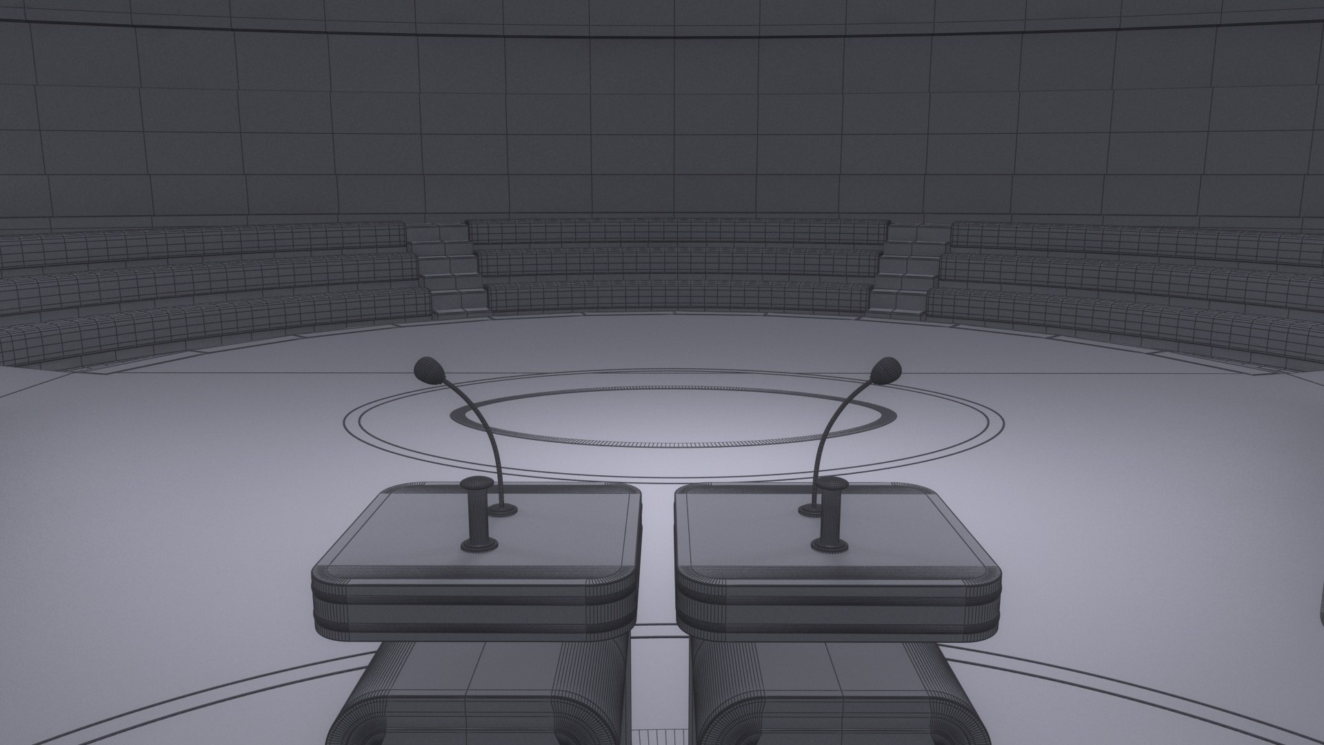 3D Television Game Show 1 - Celebrity Family Feud Studio - TurboSquid ...