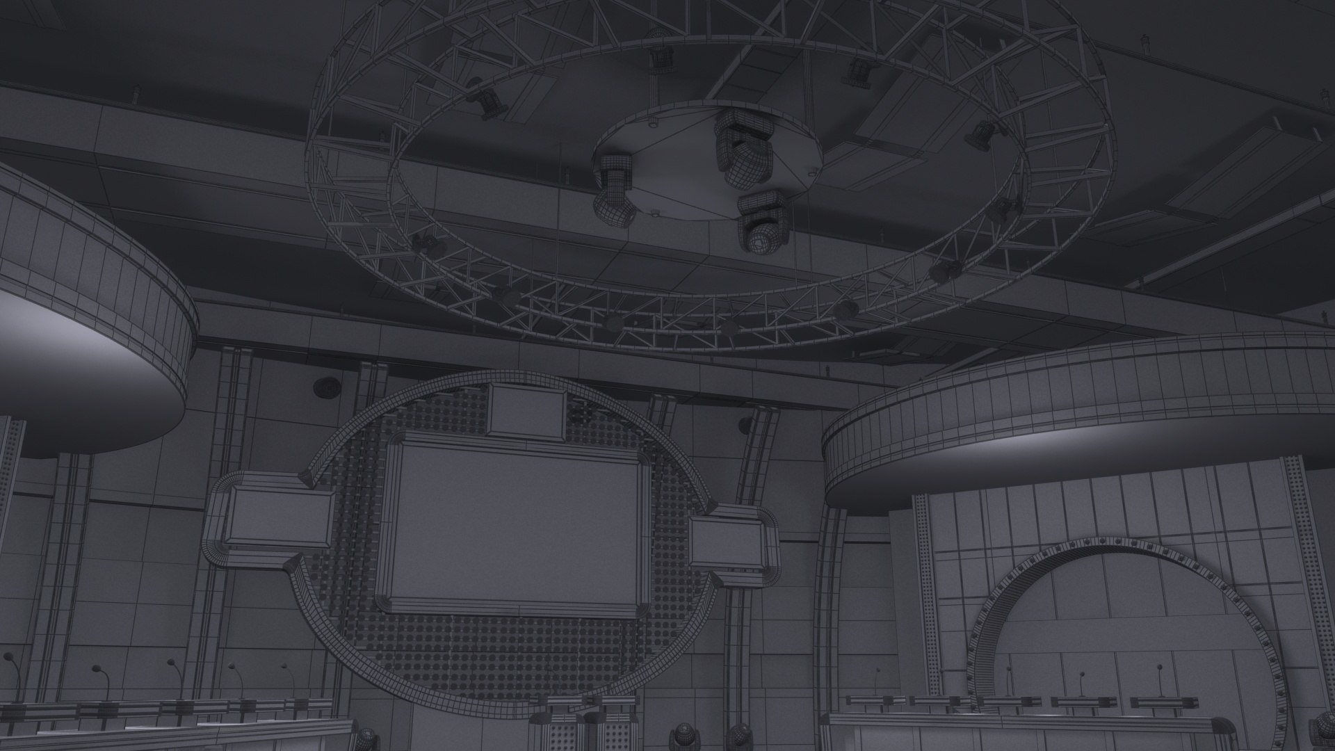 3D Television Game Show 1 - Celebrity Family Feud Studio - TurboSquid ...