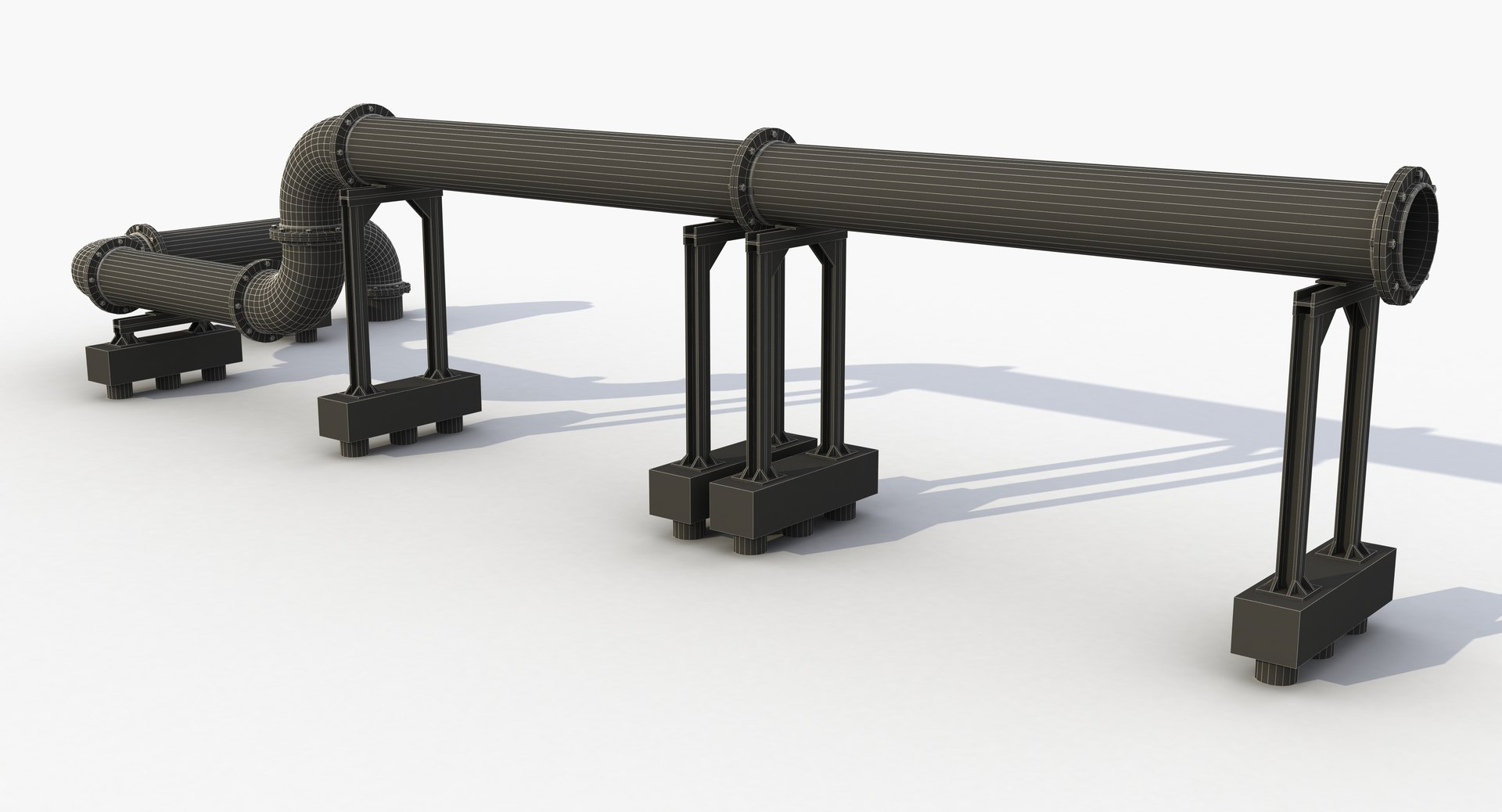 Pipeline 5 Modular 3D Model - TurboSquid 2022341