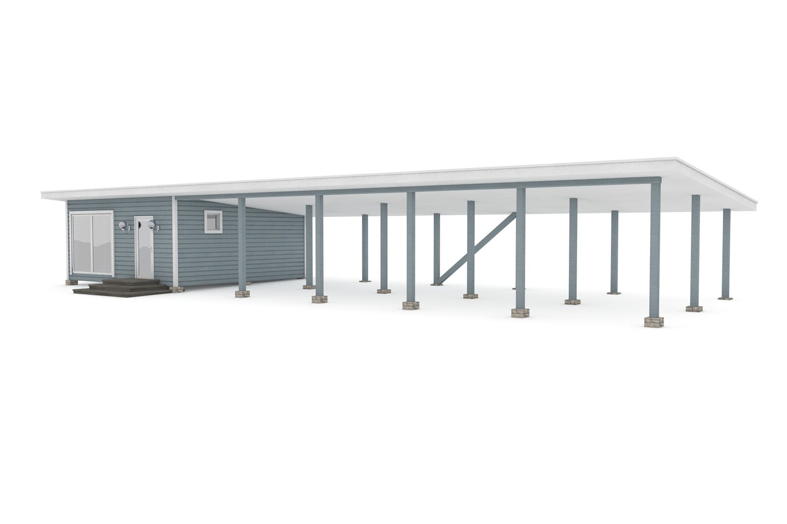 3D rest house american - TurboSquid 1158200