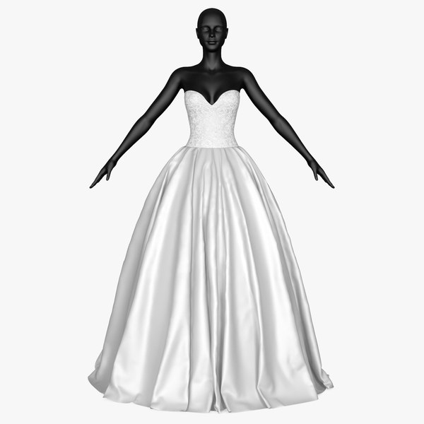 Formal Gown 3D Models for Download | TurboSquid