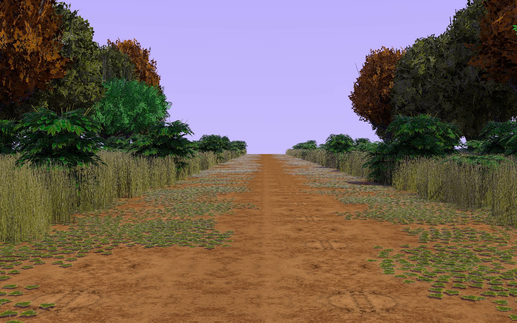 Country Forest Path 3d C4d