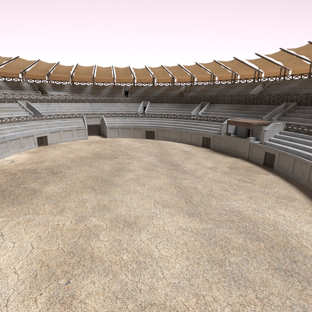 Ancient Gladiator Arena 3d Max