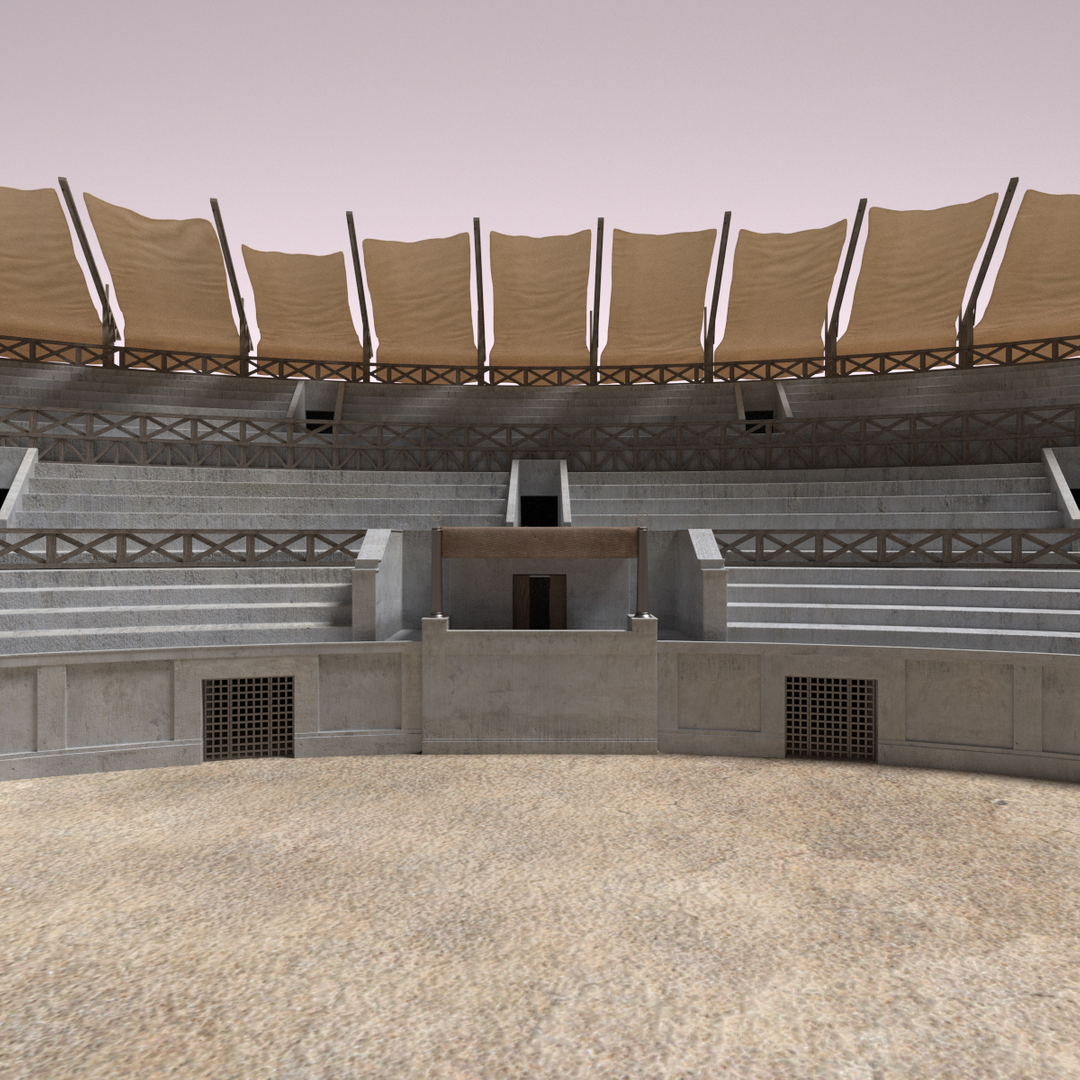 Ancient Gladiator Arena 3d Max