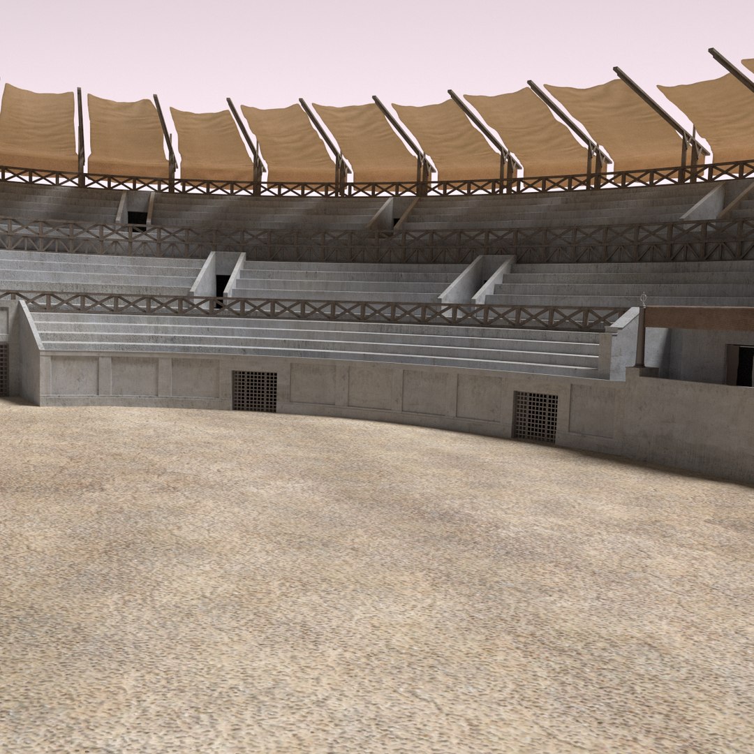 Ancient Gladiator Arena 3d Max