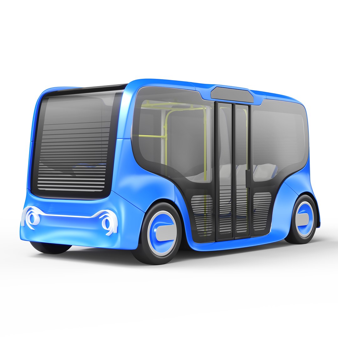 Autonomous Electric Minibus 3D Model - TurboSquid 1781064