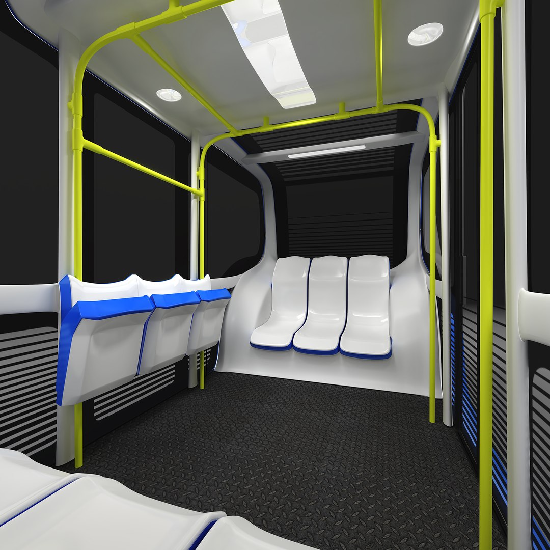 Autonomous Electric Minibus 3D Model - TurboSquid 1781064