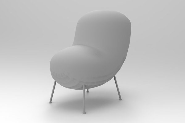 3D easy chair model - TurboSquid 1691830