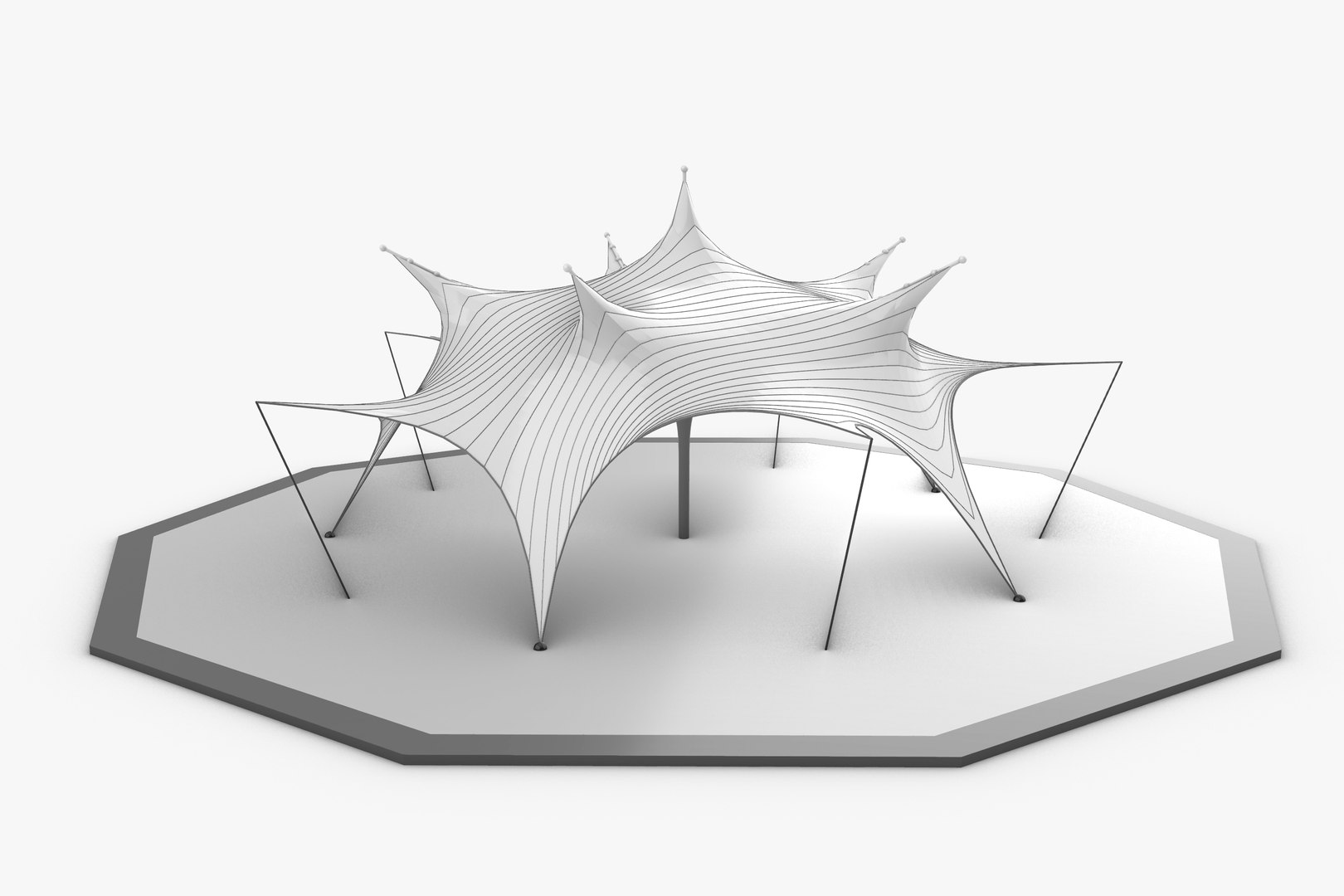 3D Tensile Complex Structure 01 model - TurboSquid 1964008