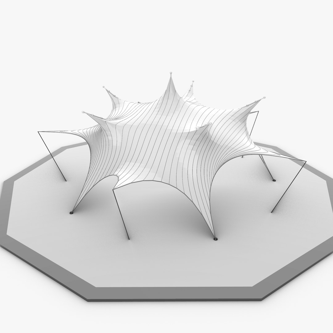 3d Tensile Complex Structure 01 Model Turbosquid 1964008
