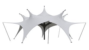 3D Photorealistic Tensile Structure - TurboSquid 2260220