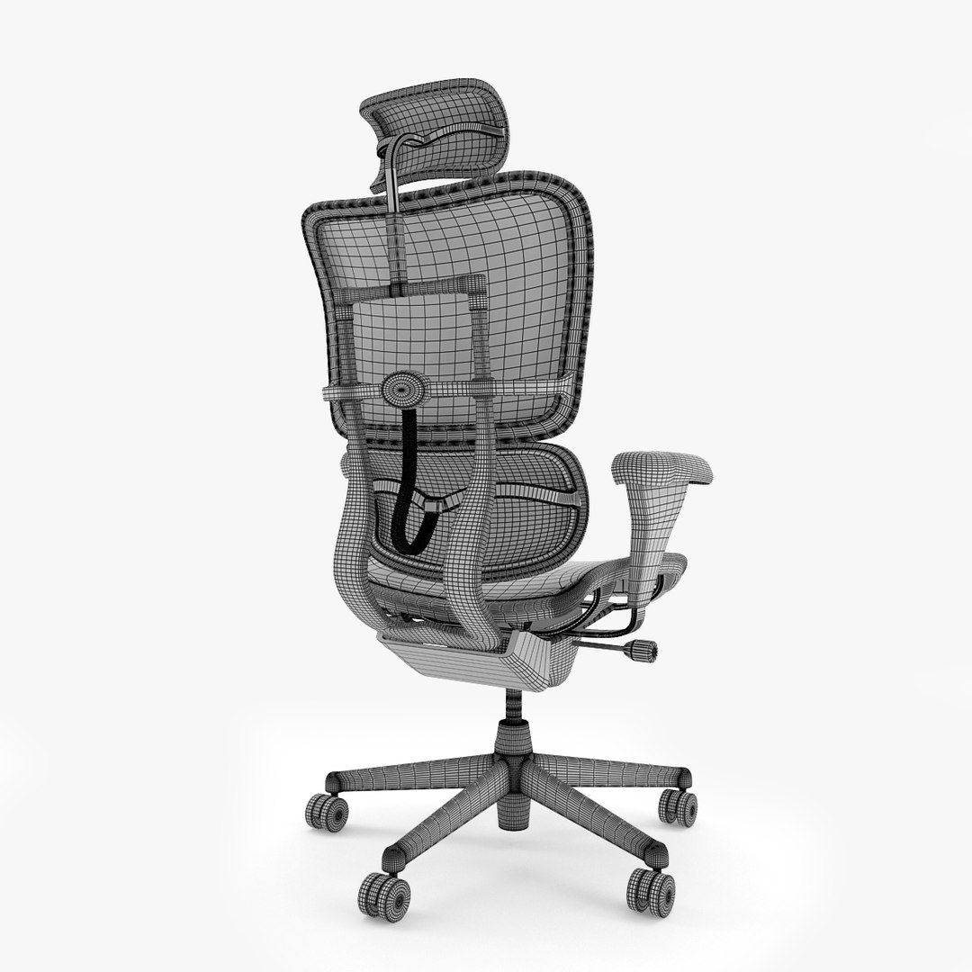 Ergohuman Office Chair 3d Model
