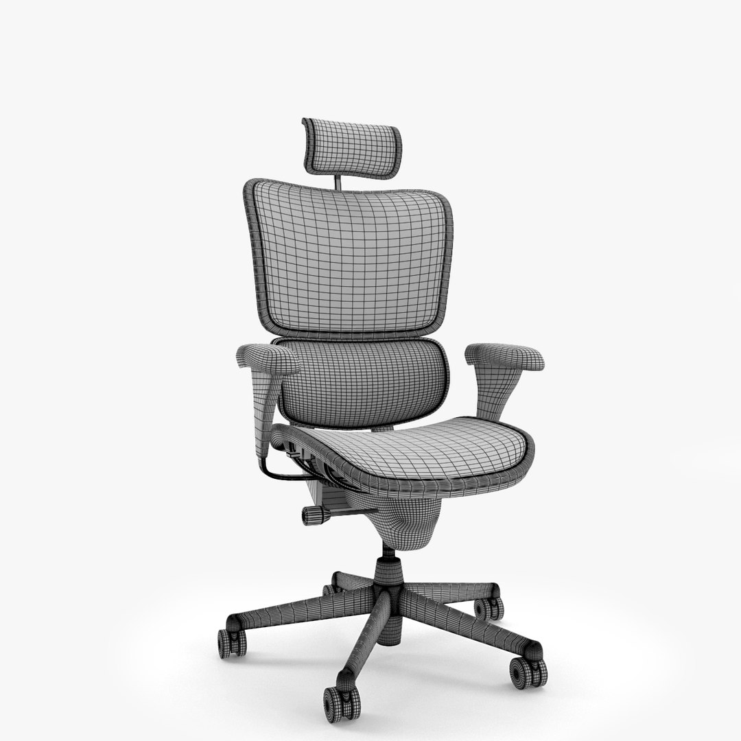 Ergohuman Office Chair 3d Model
