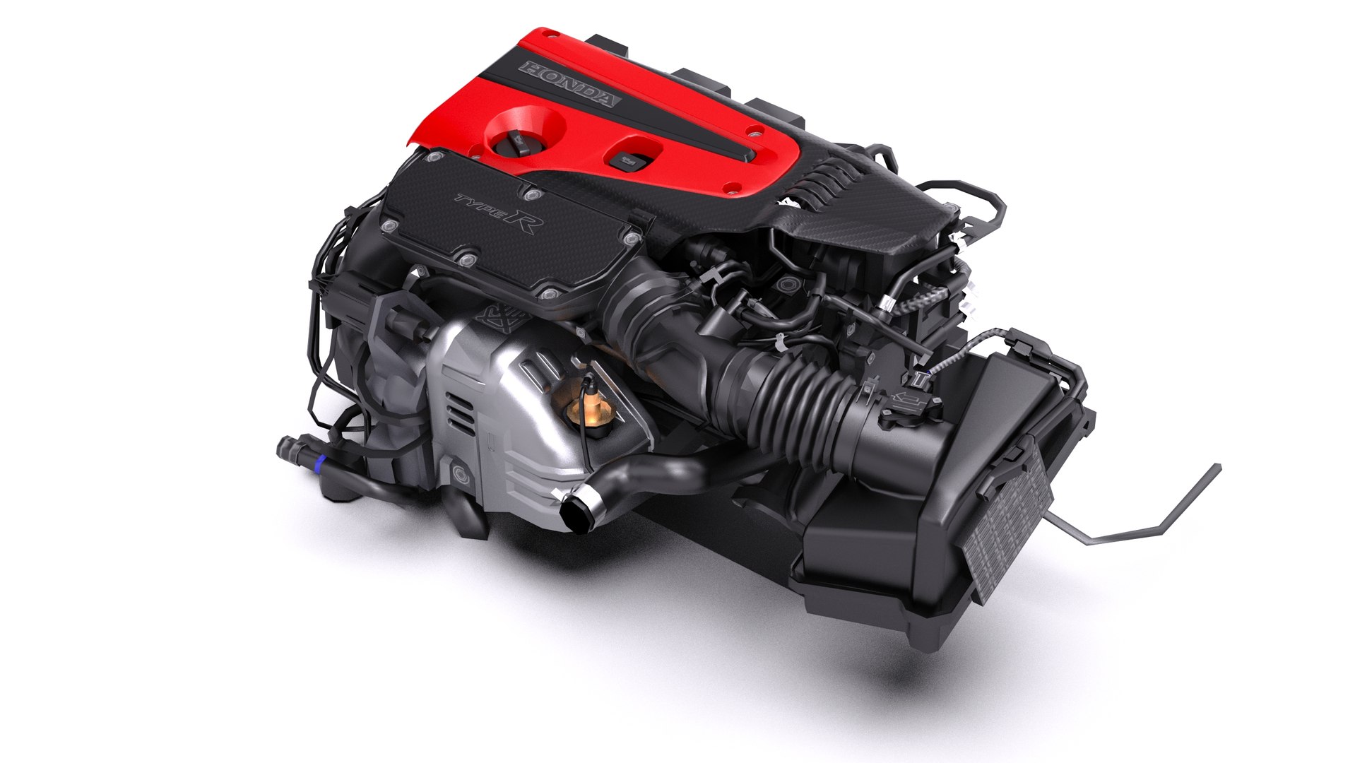Honda K20C VTEC Turbo Engine 3D - TurboSquid 2360535