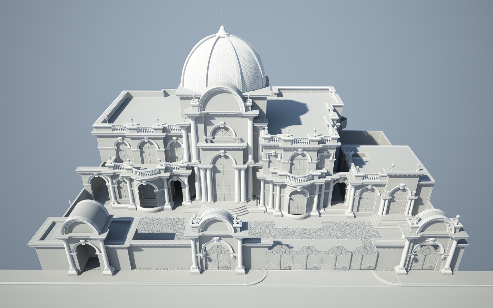 Classic Villa 3d Max