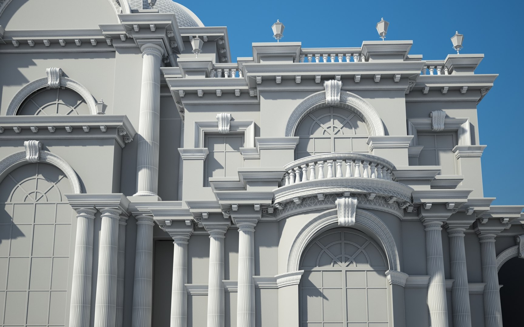 Classic Villa 3d Max
