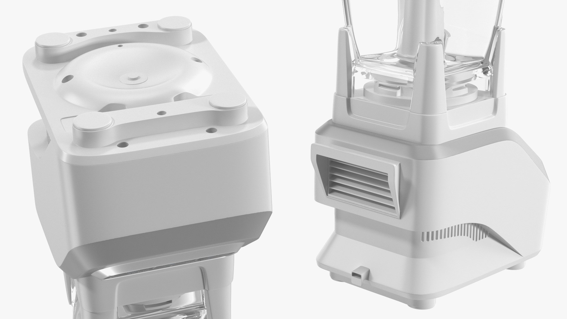 Professional Kitchen Blender White 3D - TurboSquid 2146854
