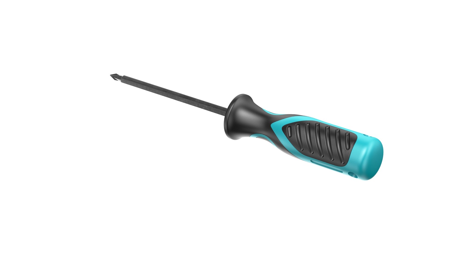 3D Model Detailed Screwdriver Blue - TurboSquid 2157541