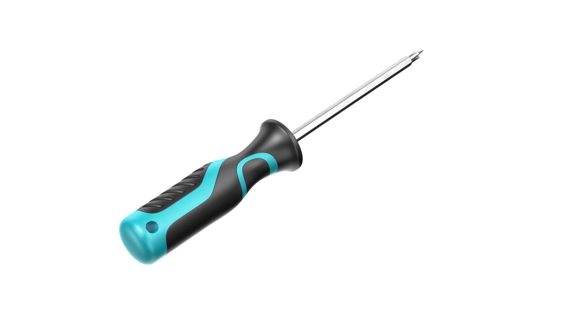 3D Model Detailed Screwdriver Blue - TurboSquid 2157541