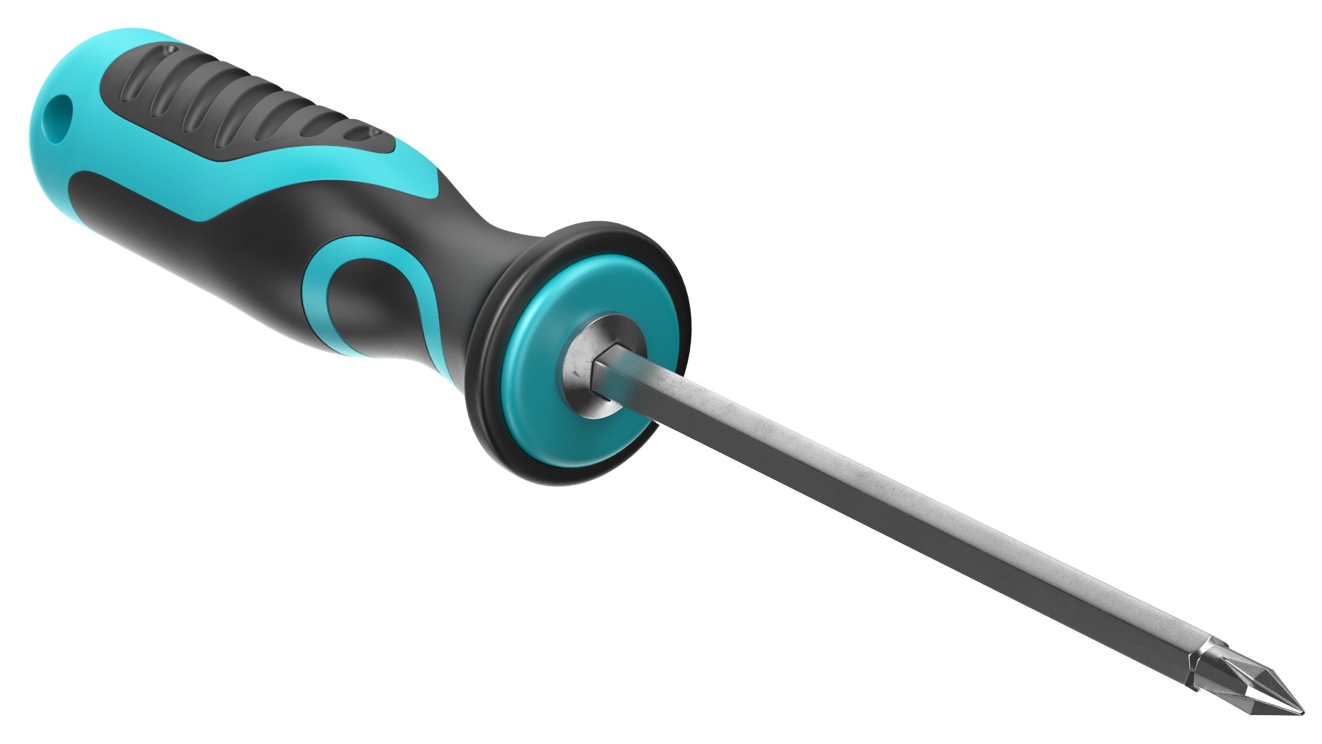3D Model Detailed Screwdriver Blue - TurboSquid 2157541